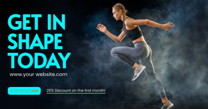 get-in-shape-today-design-template | PosterMyWall
