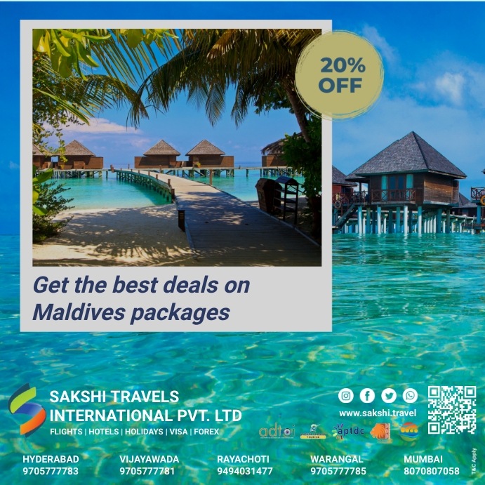Copy of Get the best deals on Maldives packages | PosterMyWall