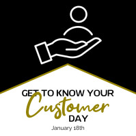 Get to know your customer day Template | PosterMyWall