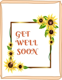 Get Well Soon flyer template | PosterMyWall