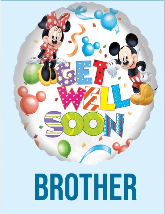 get well cartoon flyer for kids Template | PosterMyWall