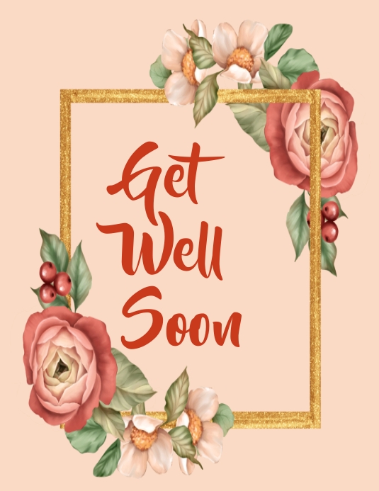 get well greeting card Template | PosterMyWall