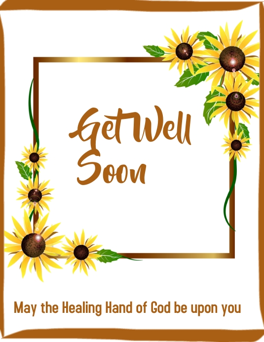Copy of get well greeting card | PosterMyWall