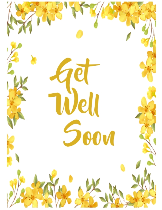 get well greeting card Template | PosterMyWall