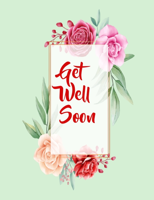 get well soon, health Template | PosterMyWall