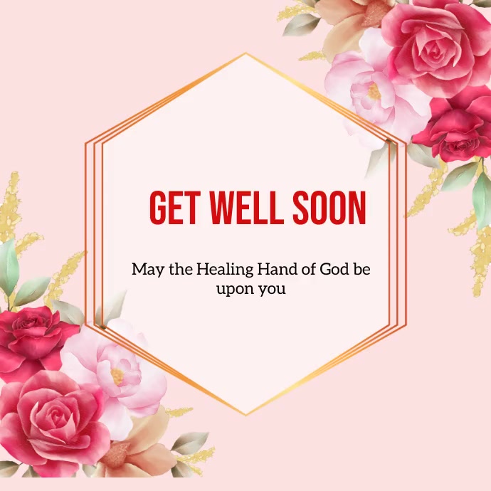 Copy of get well soon | PosterMyWall