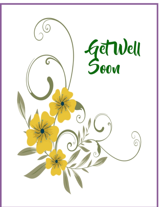 get well soon Template | PosterMyWall