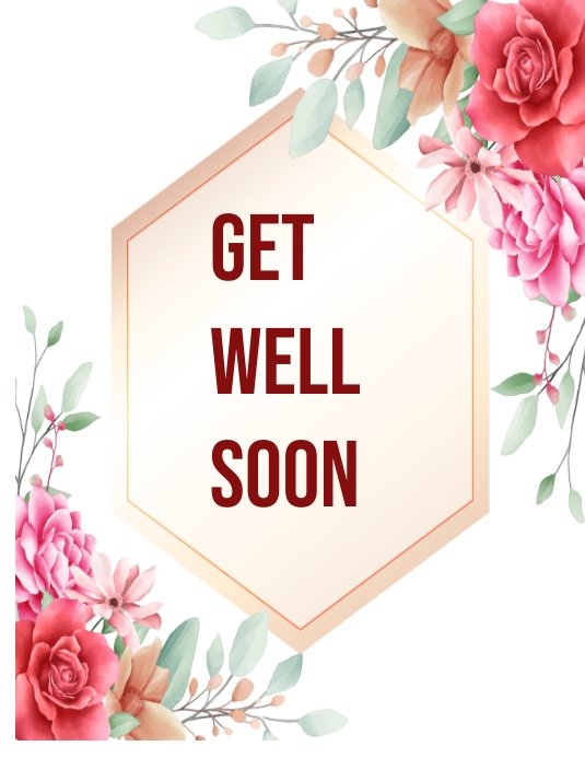 get well soon Template | PosterMyWall