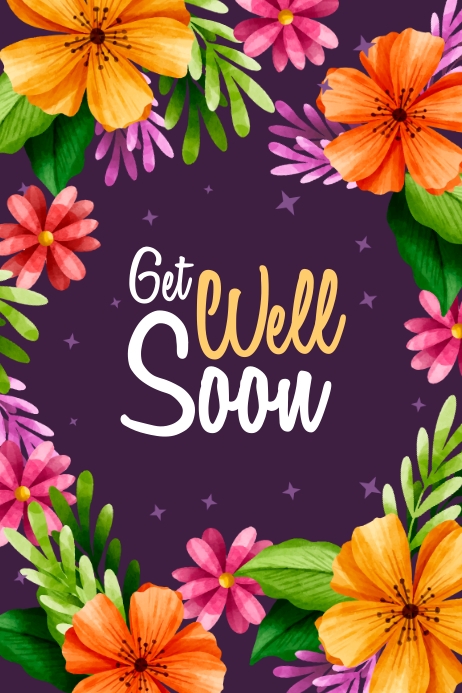Copy of get well soon | PosterMyWall