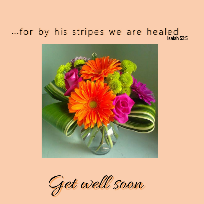 Copy of Get well soon | PosterMyWall