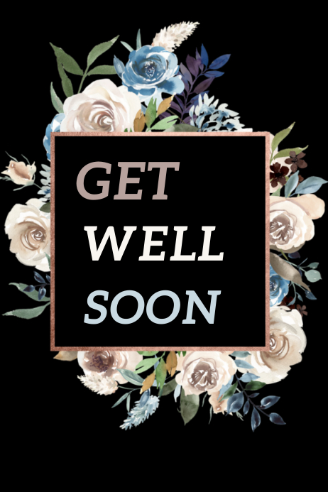 GET WELL SOON Template | PosterMyWall