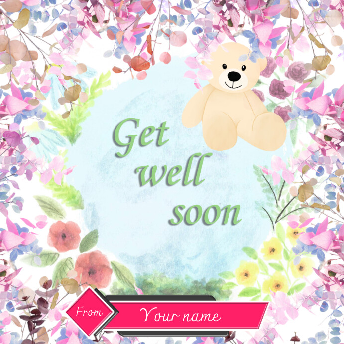 Copy of Get Well Soon | PosterMyWall