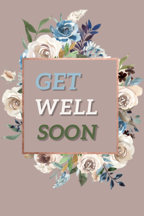 GET WELL SOON Template | PosterMyWall