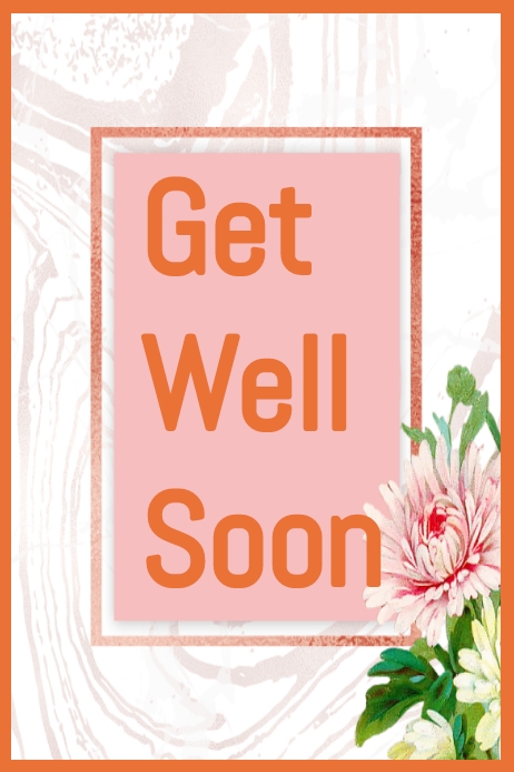 Copy of get well soon | PosterMyWall