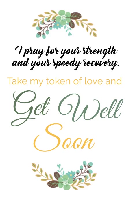 Copy of GET WELL SOON | PosterMyWall