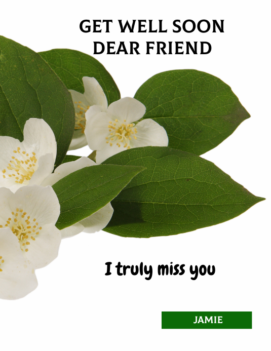 Copy of Get Well Soon flyer template | PosterMyWall