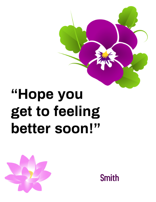 Get Well Soon flyer template | PosterMyWall