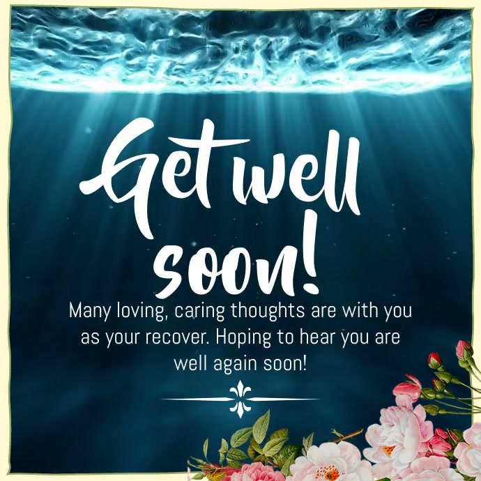 Get well soon Post Template | PosterMyWall