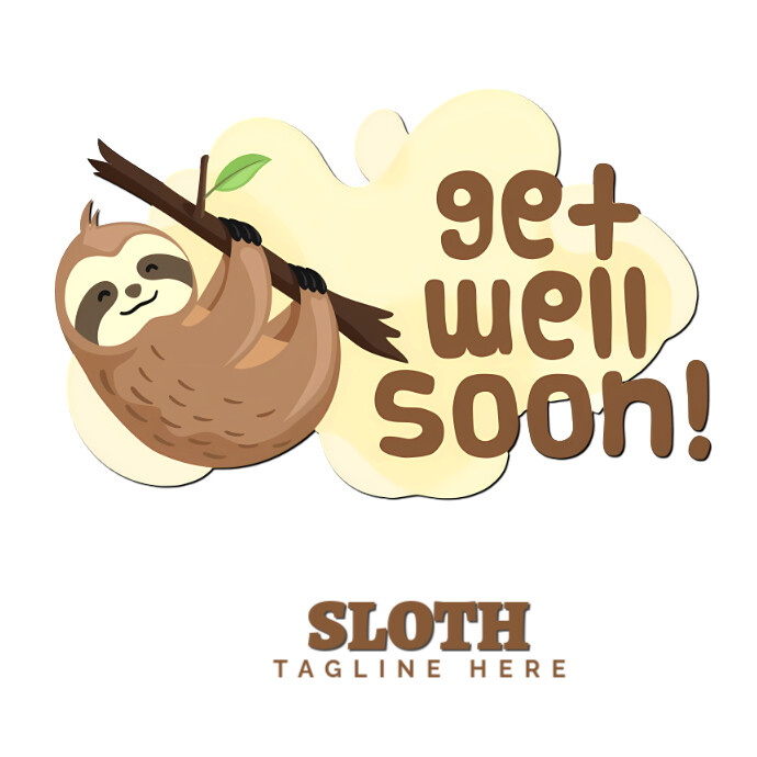 Copy of Get well soon text logo | PosterMyWall