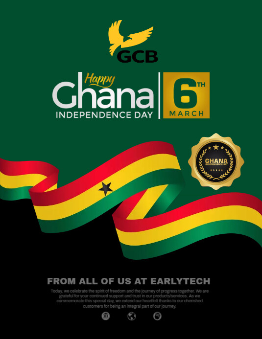 Ghana's Independence Day Flyer Template | PosterMyWall