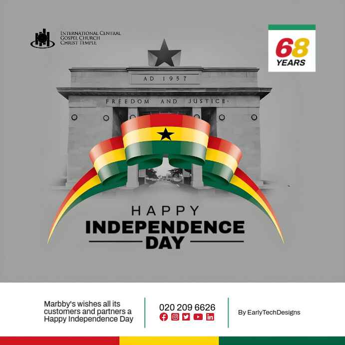 Copy of Ghana Independence Day | PosterMyWall