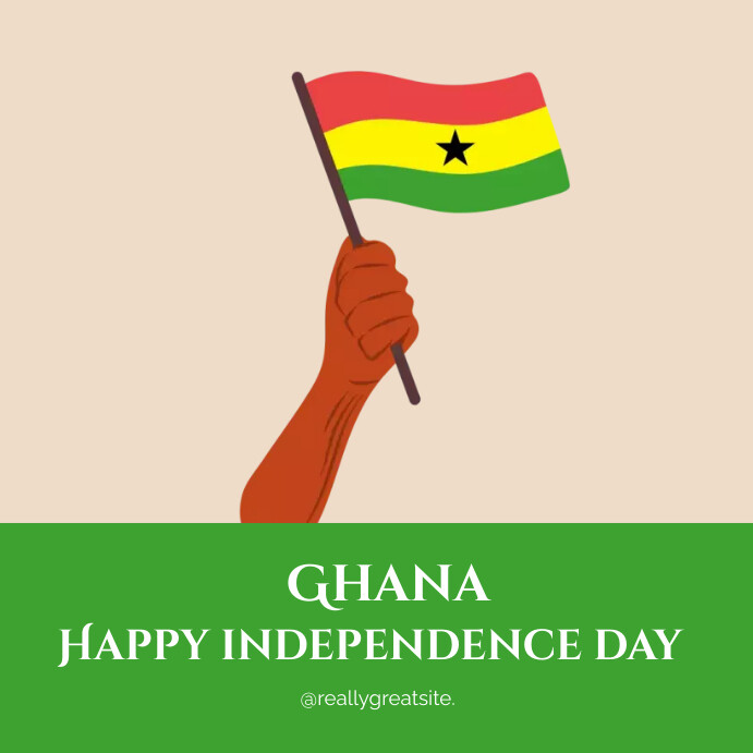 Ghana Independence Day Flyer Template | PosterMyWall