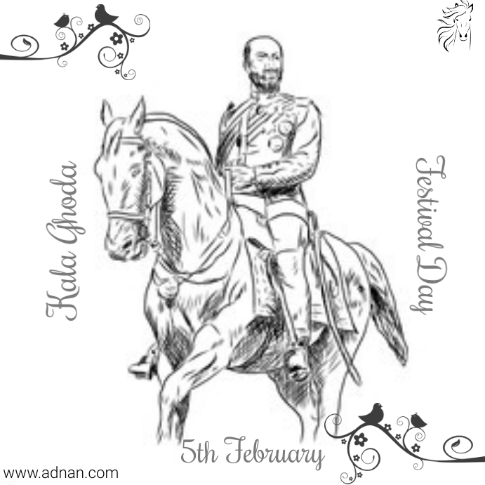 Ghoda Festival Day Template | PosterMyWall