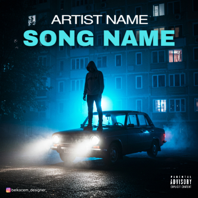 Ghost Mode Album Cover Template | PosterMyWall