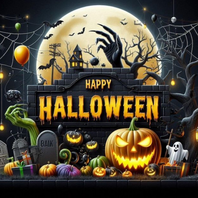 ghost vibes haunted night dark theme Template | PosterMyWall