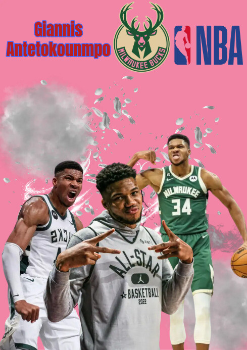 Copy of Gianis Antetokounmpo | PosterMyWall