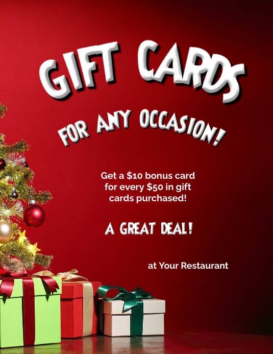 Gift Card, Still Available Template | PosterMyWall