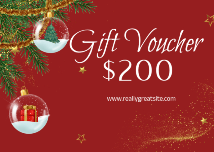 Plantilla de gift card design gift voucher design | PosterMyWall