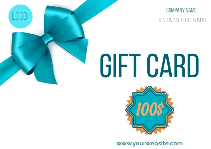 Plantilla de Tarjeta de Regalo de | PosterMyWall