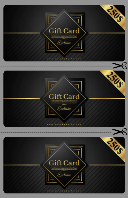 VIP Gift Card Template | PosterMyWall