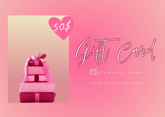 Gift card Template | PosterMyWall