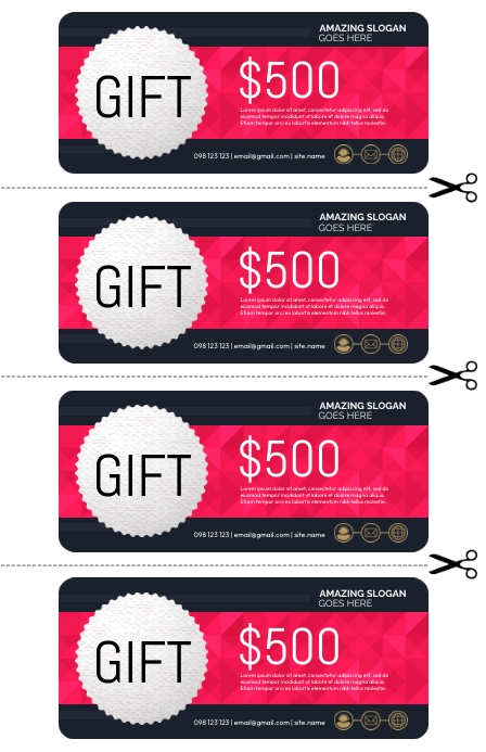 Gift Card Template | PosterMyWall