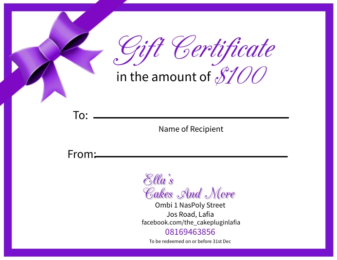 Gift card template | PosterMyWall