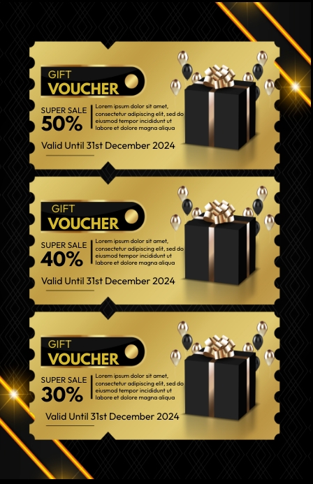 Gift card voucher Template | PosterMyWall
