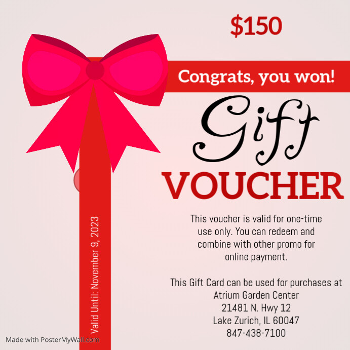 Gift Certificate, Gift VOUCHER, Christmas voucher Template | PosterMyWall