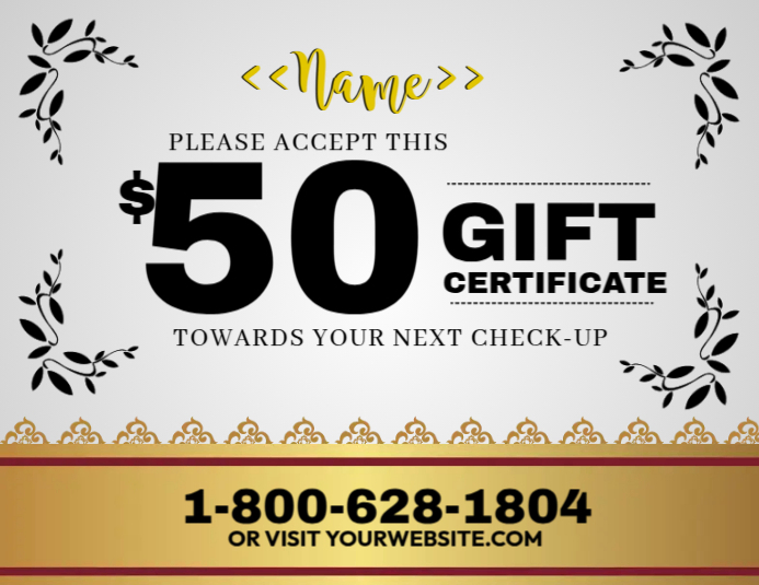 Modèle Gift Certificate | PosterMyWall