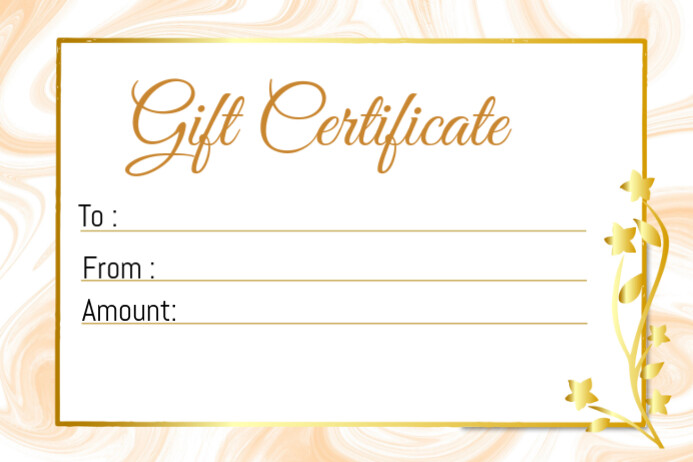 Gift Certificate Template | PosterMyWall