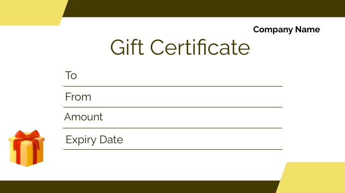 Gift Certificate Template | PosterMyWall