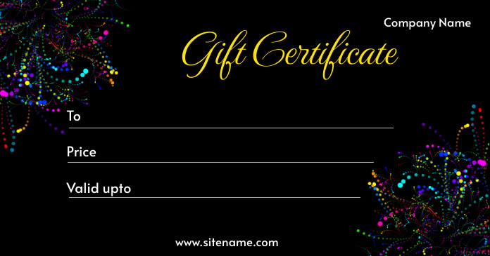 Gift Certificate Template | PosterMyWall