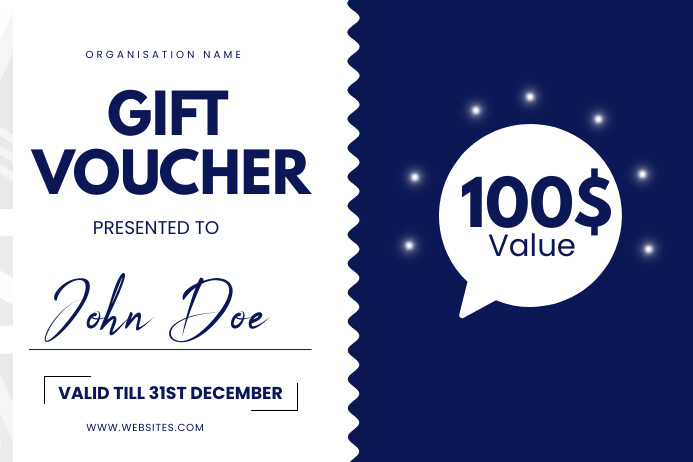 gift certificate poster Template | PosterMyWall