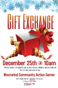 Gift Exchange Template | PosterMyWall