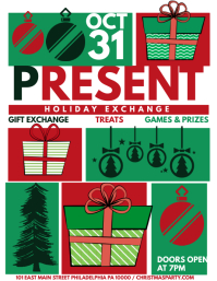 Gift exchange Template | PosterMyWall