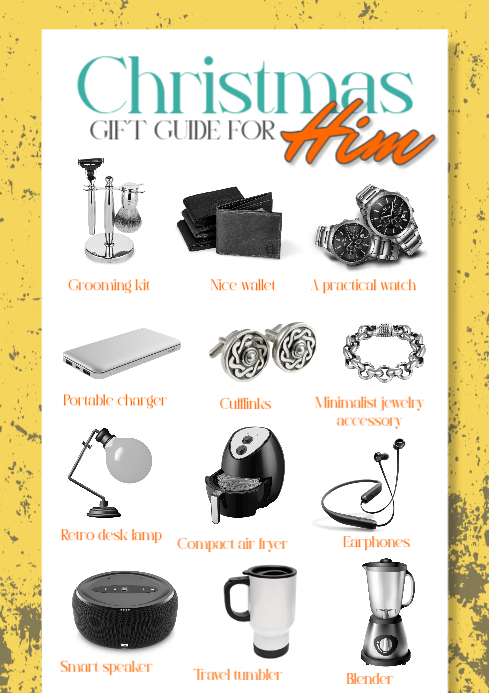 Gift Guide Template | PosterMyWall