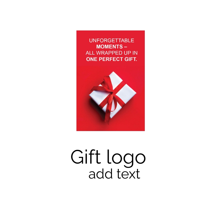 Gift logo template. | PosterMyWall