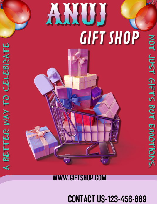 Plantilla de Tienda de Regalos | PosterMyWall