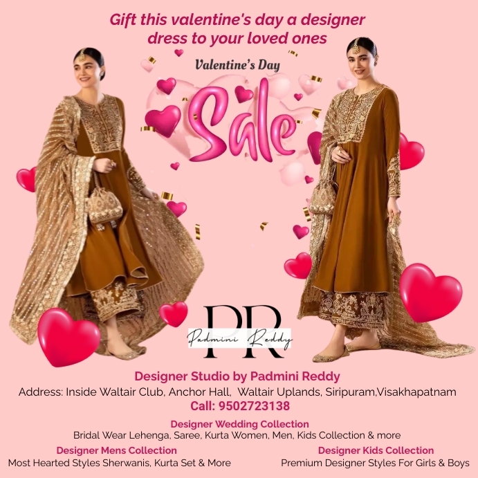 Copy of Gift this valentine's day a designer dress | PosterMyWall